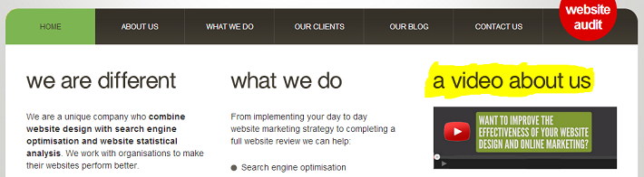 10 Reasons Why You Need To Put A Video On Your Homepage
